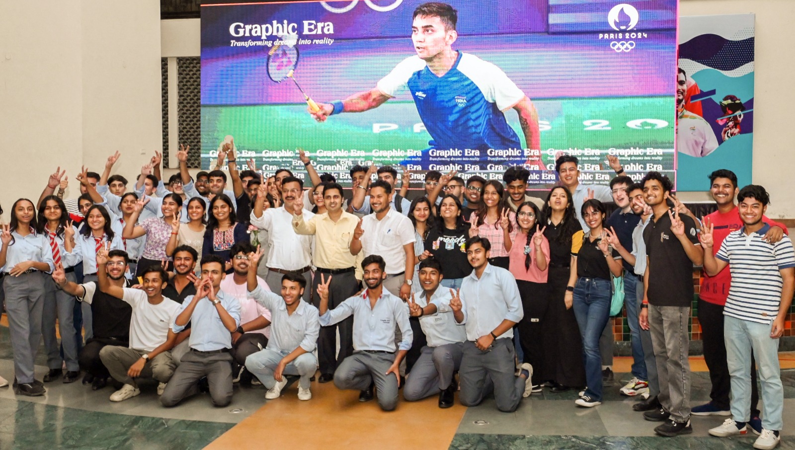 Lakshya Sen’s second victory celebrated at Graphic Era University ...