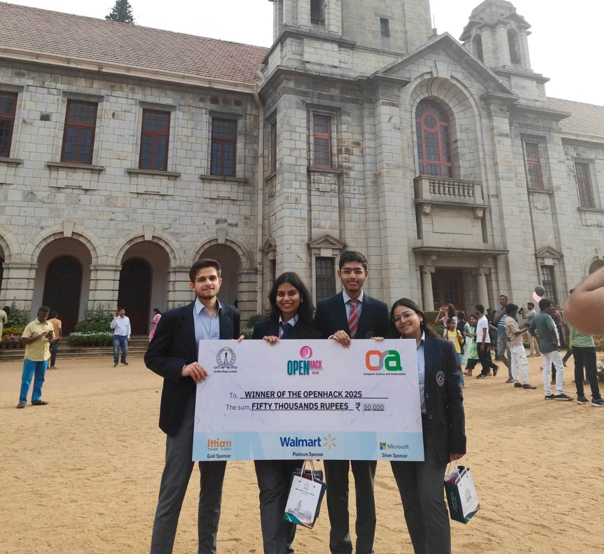 Graphic Era's students Won the IISC, Bengaluru’s ‘OpenHack-25’ - Northern Gazette