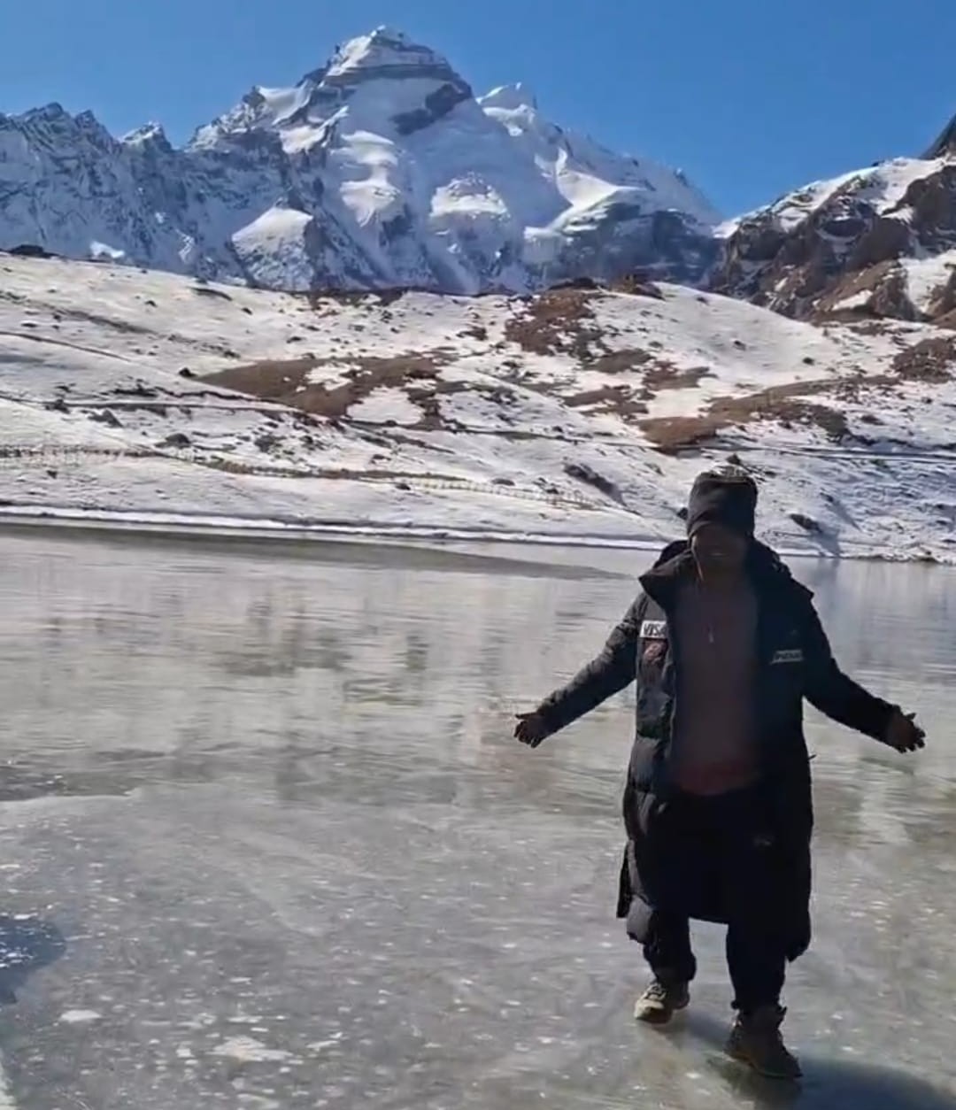 Despite freezing cold pilgrims continue to line up for ‘Adi Kailash ...